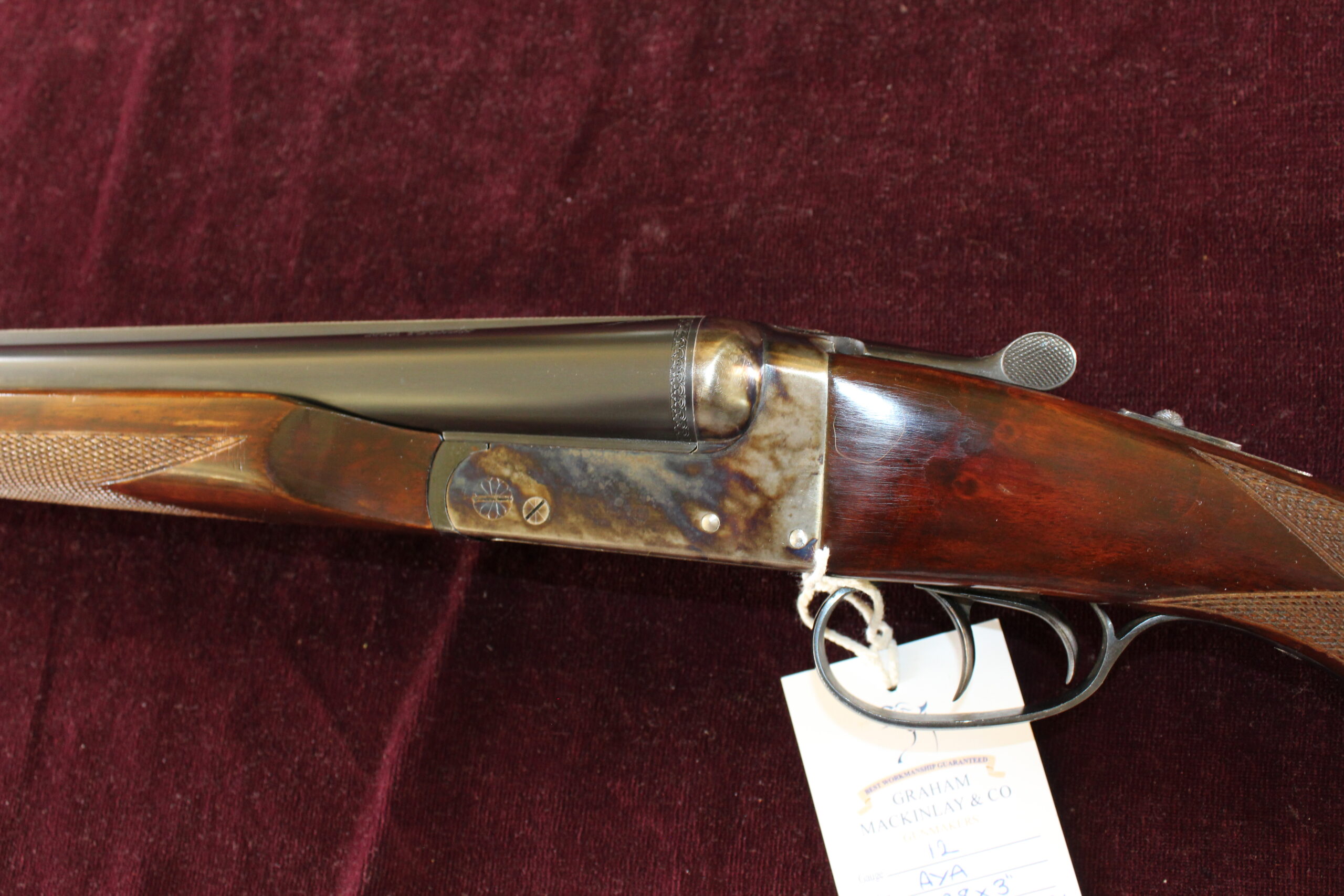 12g A&D non-ejector by AYA - 28" x 3" barrels