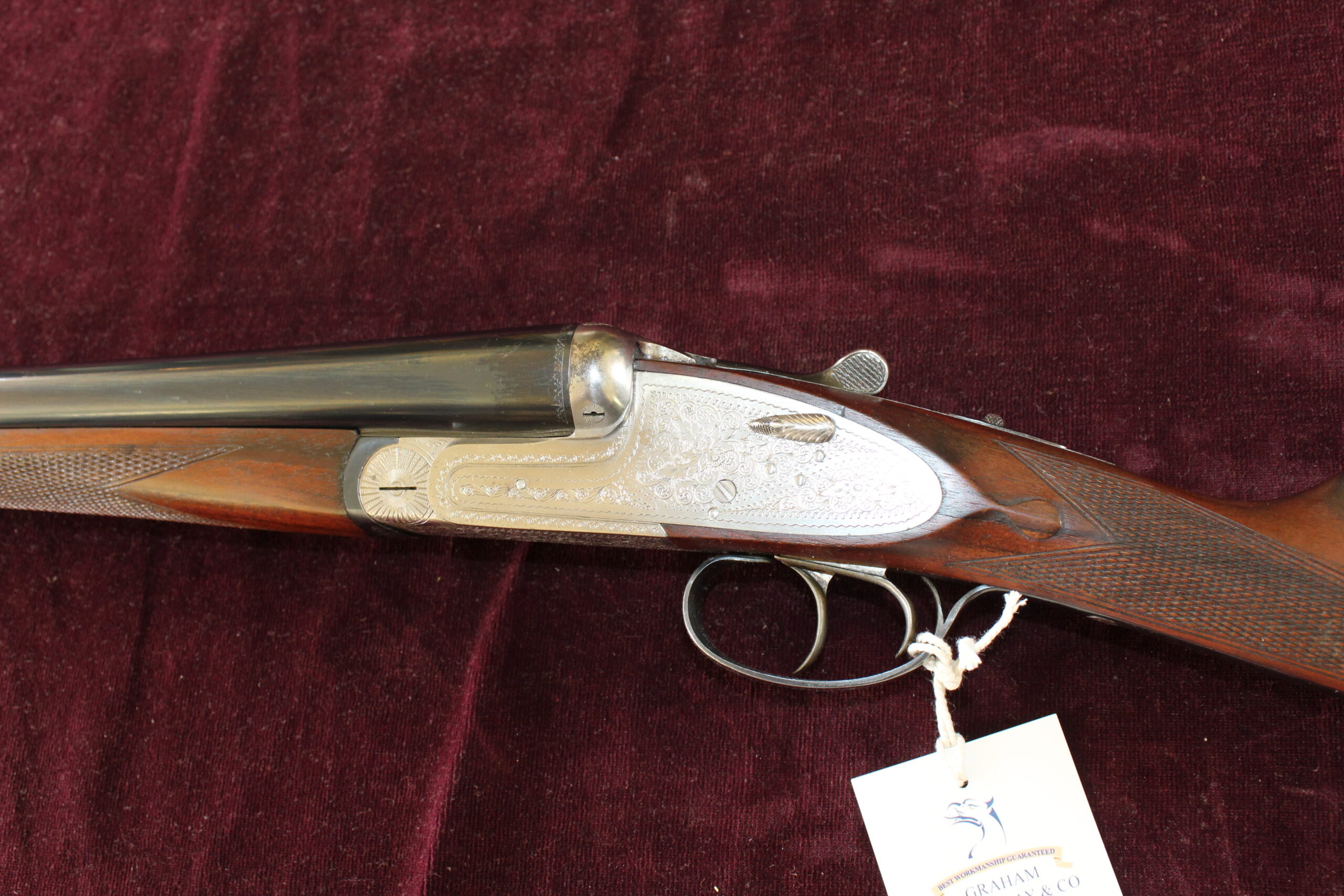 12g sidelock ejector by Denton & Kennell - 27 3/4" x 2 3/4" barrels