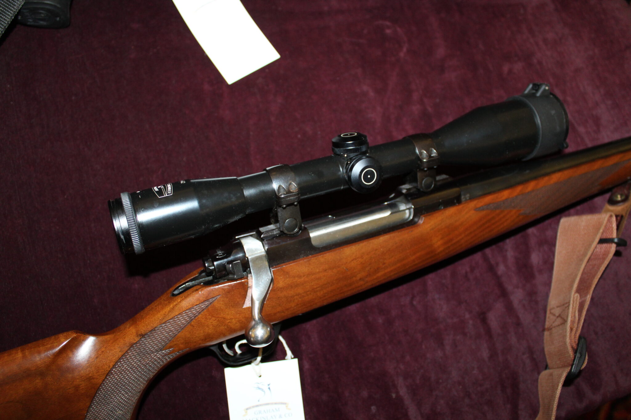 SOLD - .270 bolt action rifle by Ruger with 6 x 42 Schmidt and Bender ...